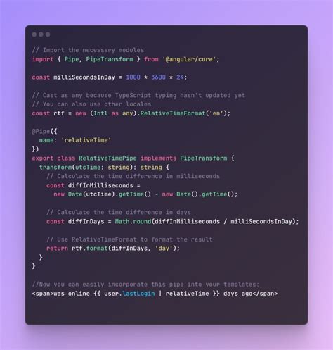 how to display better time representations in angular illia t posted