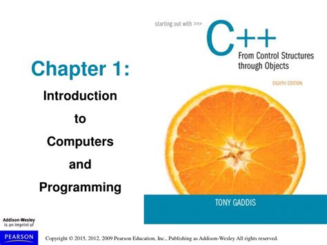 Ppt Chapter 1 Introduction To Computers And Programming Powerpoint