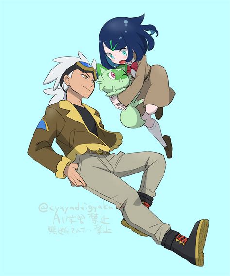 Sprigatito Liko And Friede Pokemon And More Drawn By Cyuyadaigyaku Danbooru