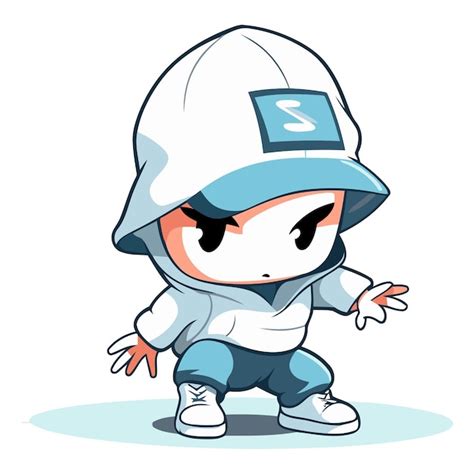 Premium Vector A Vector Cartoon Illustration Of A Boy Wearing A