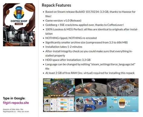 coffee shop tycoon v1 0 release eng chi [fitgirl repack] 686 mb r