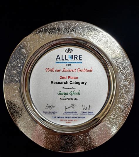 Hi Everyone Wish To Share That I Received My Second Recognition From