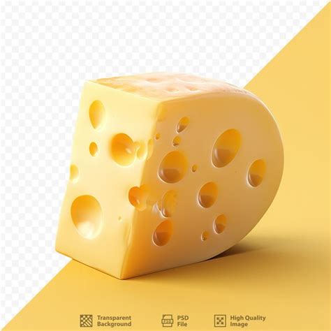 Premium Psd Delicious Cheese Slice On Dark Surface
