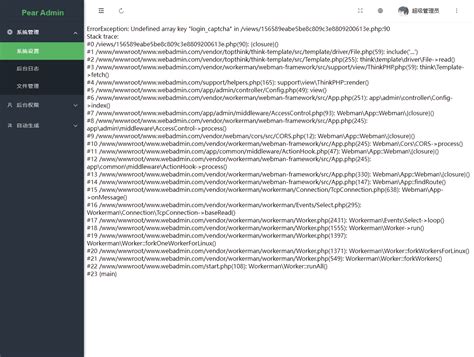关闭登录验证码配置页面会报错 · Issue 1 · Hsk99webman Admin · Github