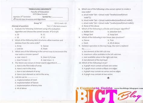 Dsa Data Structure And Algorithm Old Questions Noted Insights
