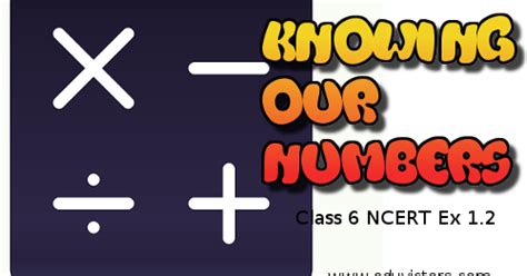 CBSE Papers Questions Answers MCQ CBSE Class Maths Knowing Our Numbers NCERT Ex
