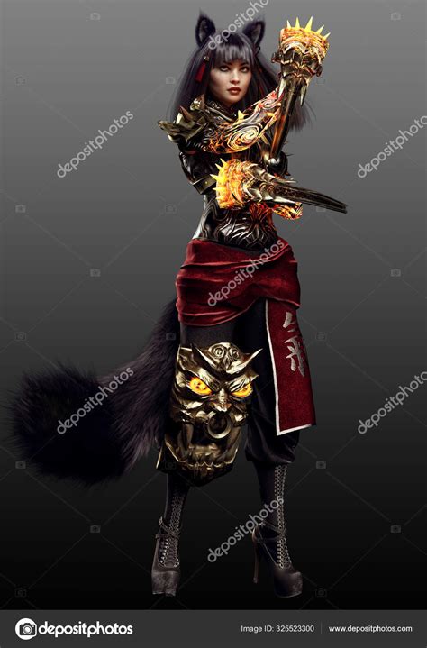Fox Girl Warrior Fantasy Fox Warrior Wallpaper Free Download