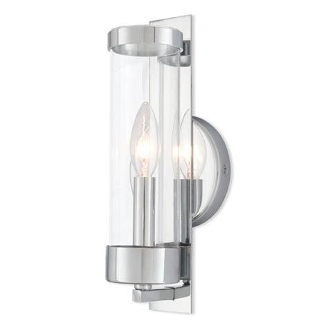 Transitional Chrome Sconces Destination Lighting
