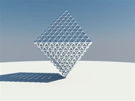 Triangle Grid 3d Model Obj 3ds Fbx C4d Stl