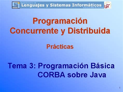 Programacin Concurrente y Distribuida Prcticas Tema 3 Programacin