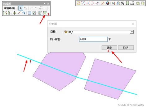 arcgis基础：使用线段分割面数据操作 arcgis线分割面 csdn博客