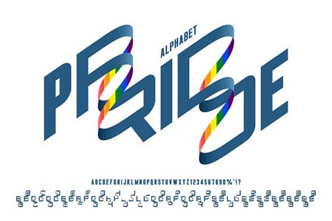 미래지향적인 오리지널 둥근 응징 알파벳 문자 및 숫자 세트 컴퓨터 글자에 대한 스톡 벡터 아트 및 기타 이미지 컴퓨터 글자