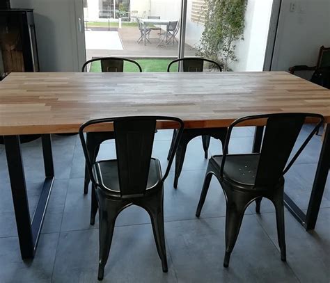 Dining Room Table With Beech Wood Top