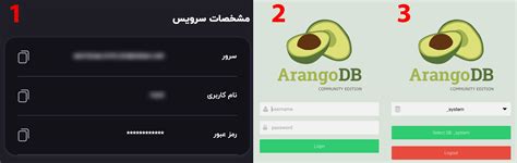 آموزش روش های اتصال به دیتابیس arangodb مستندات پلتفرم ابری چابکان