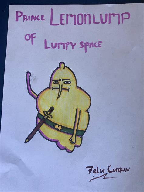 Prince Lemonlump Of Lumpy Space R Adventuretime