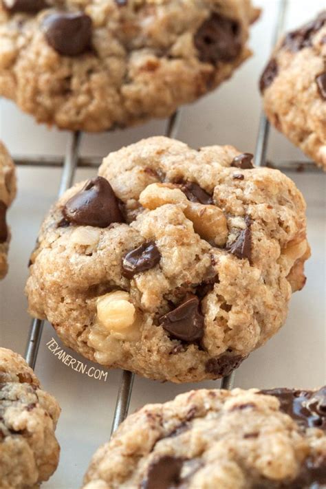 Walnut Chocolate Chip Cookies Vegan Gluten Free Whole Grain