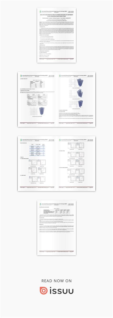Irjet Analysis And Design Of Multi Storied Building Of Different Plan Configurations Using Etabs