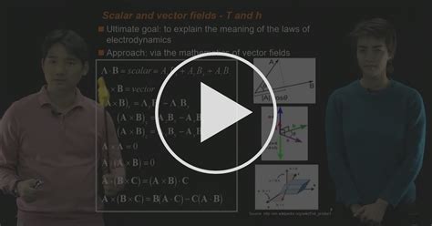 Scalars And Vectors Introduction To Differential Calculus Of Vector Fields Coursera