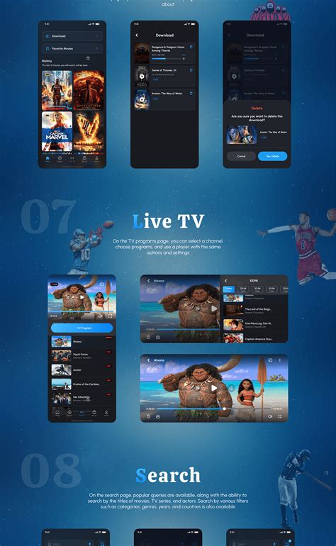 Movie Streaming App UI Kit :: Behance