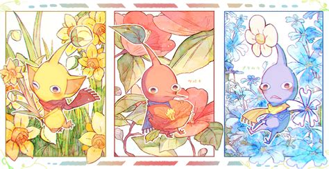 Ni Gou Blue Pikmin Red Pikmin Yellow Pikmin Nintendo Pikmin