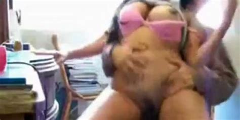 Indian Couple Fucks Behind PC And CumShot On Big Boobs Tnaflix Com