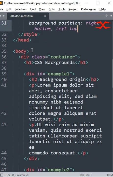Css Backgrounds Html Css Youtube