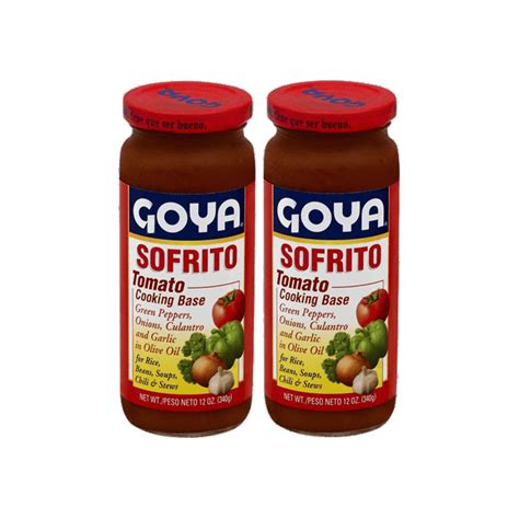 Goya Sofrito Tomato Cooking Base 2 Pack 12 Oz Jars