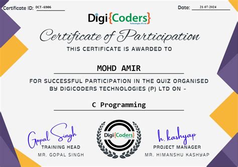 Mohd Amir On Linkedin Cprogramming Coding Learningjourney Certification