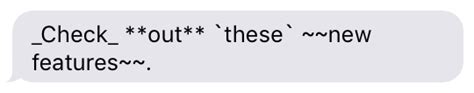 MessageMarkdown Enables Text Markdown Features In The Messages App