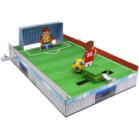 Soccer Penalty Kick Gametoyspaper Craftplaygamesoccercombatgoal
