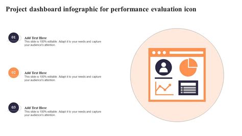 Project Dashboard Infographic For Performance Evaluation Icon Ppt Template