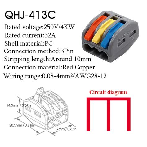 30개 와이어 커넥터 3개 위치 Led 조명 미니 퀵 터미널 블록 유니버설 컴팩트 케이블 커넥터 푸시인 3홀 Temu