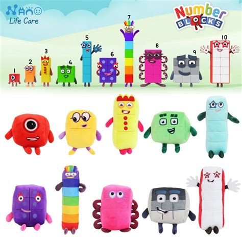 Jual Boneka Mini Numberblocks Plush Doll Educational Stuffed Number Di Seller Velvet Store