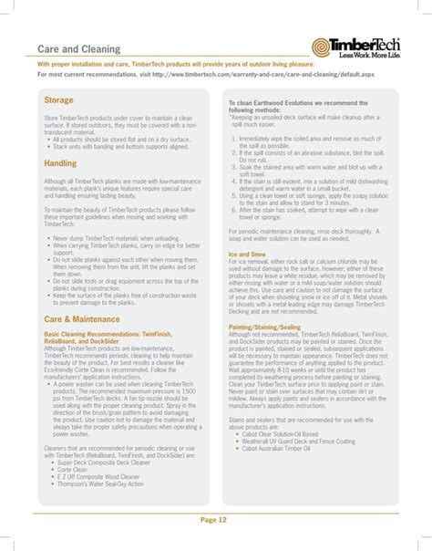 Timbertech Decking Install Guide Pdf