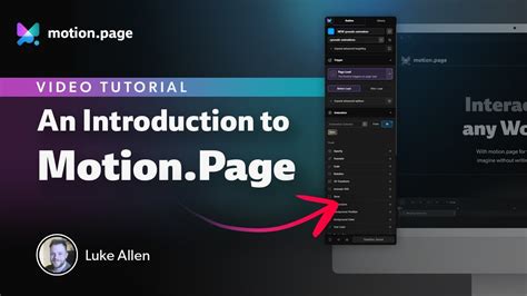 An Introduction to Motion.page & WordPress Animation - YouTube