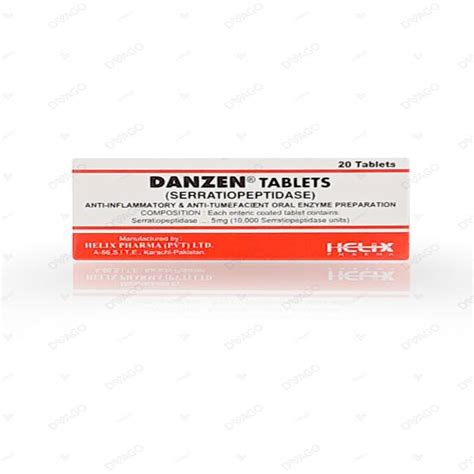 Danzen 5mg Tablets 20s Buy Online At Dvago®