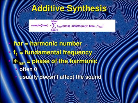 PPT Additive Synthesis PowerPoint Presentation Free Download ID