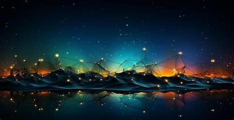 Premium Photo An Abstract Pattern Digital With Colorful Dots Or Lines