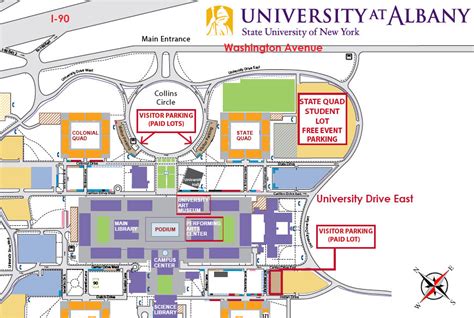 Map Ualbany Performing Arts Center