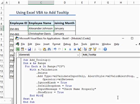 How To Insert The Excel Tooltip On Hover 3 Examples Exceldemy