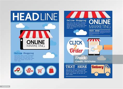 E 코머스 온라인 마케팅 템플릿 2015년에 대한 스톡 벡터 아트 및 기타 이미지 2015년 광고 디지털 마케팅 Istock
