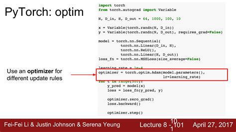 cs231n lecture 8 3 deep learning software strutive07 블로그
