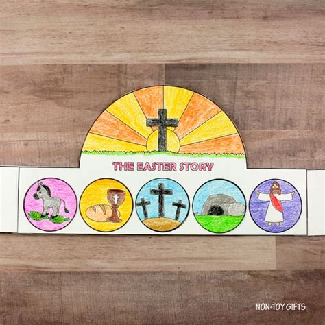 The Easter Story Headband Easter Religious Craft Coloring Activity