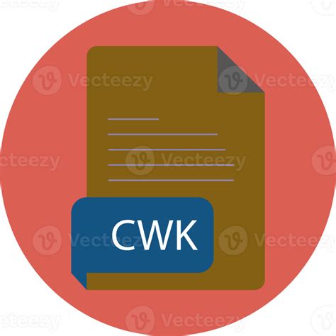 Cwk File Extension Icon Black Color Crisp Corners Circular Shape 66499863 Png