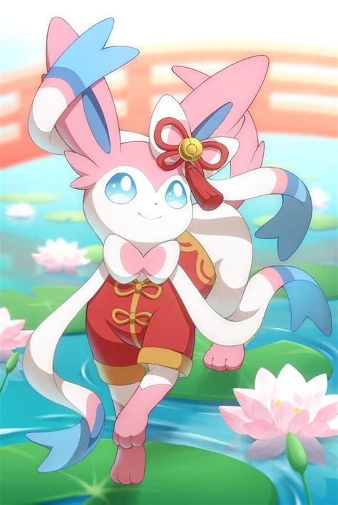 Sylveon And Sylveon Pokemon And 1 More Drawn By Monaka Hc Pkmn