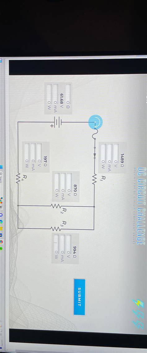 Solved Solve This Seriesparallel Combination Circuit With