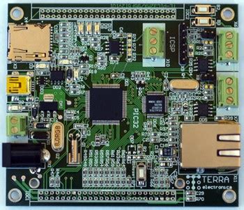 Модуль TE PIC MX на базе разрядного микроконтроллера компании Microchip Время электроники
