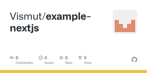 Github Vismutexample Nextjs