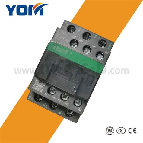 Electromagnetic Mini Contactor 3p Ac Nonreversing Plc Contactor Lc1d Series Coil Voltage 220v