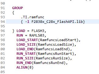 SYSCONFIG How To Add Library To Ti Ramfunc Section Using CMD Tool Arm Based Microcontrollers
